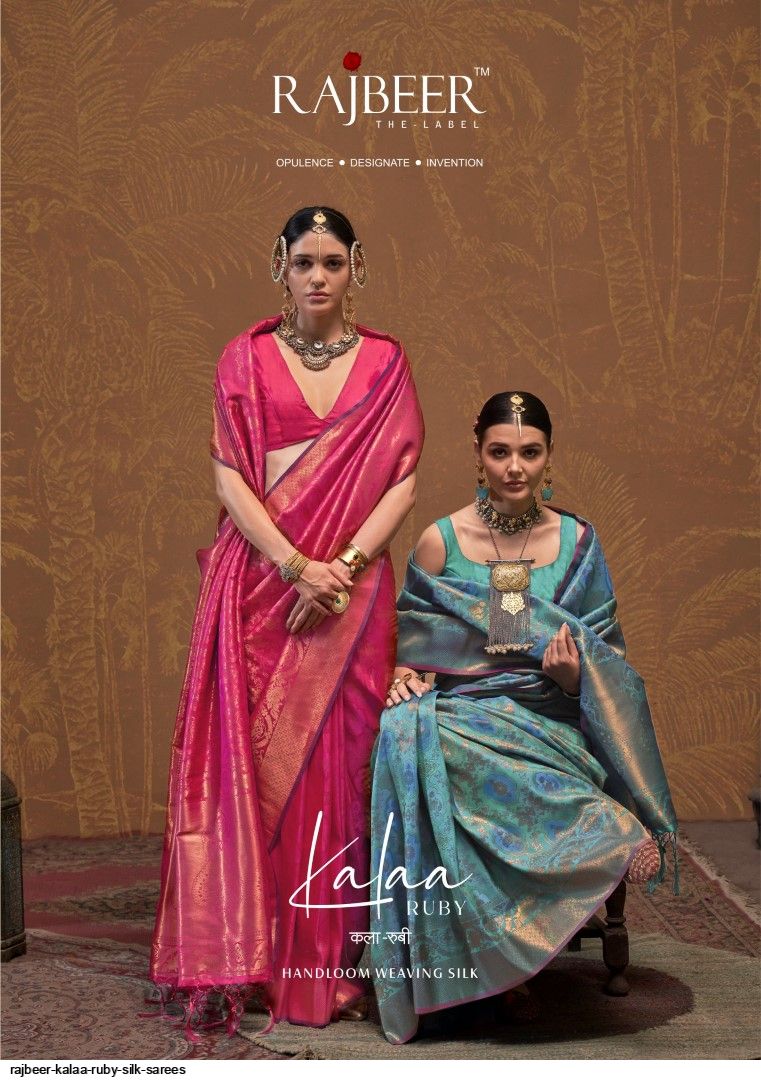 RAJBEER KALAA-RUBY SILK SAREES