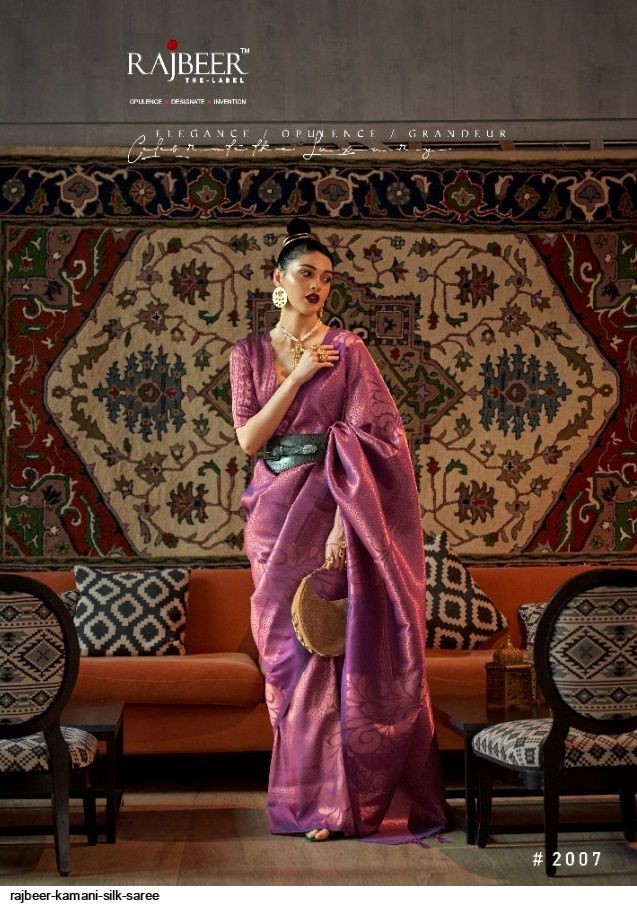 RAJBEER KAMANI SILK saree