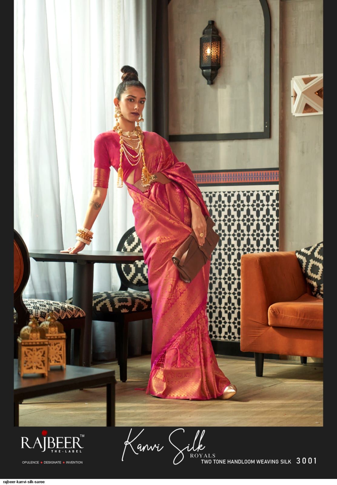 RAJBEER KANVI SILK SAREE