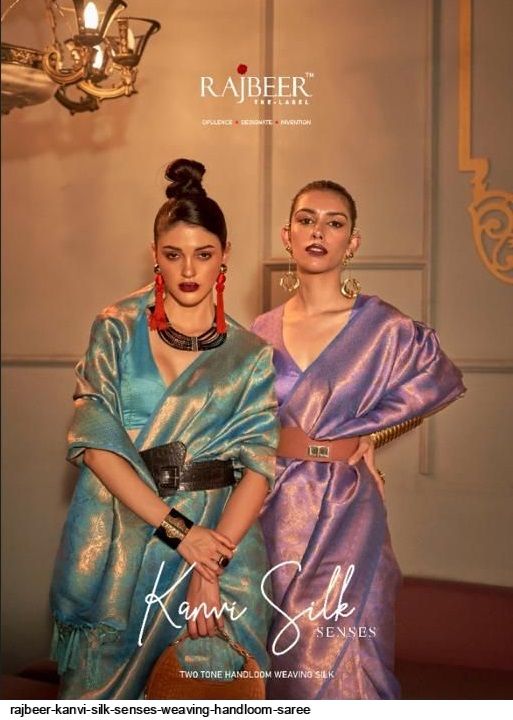 RAJBEER KANVI SILK SENSES WEAVING HANDLOOM SAREE