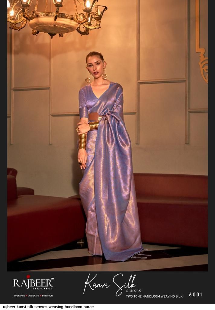 RAJBEER KANVI SILK SENSES WEAVING HANDLOOM SAREE