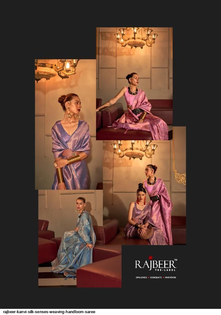 RAJBEER KANVI SILK SENSES WEAVING HANDLOOM SAREE