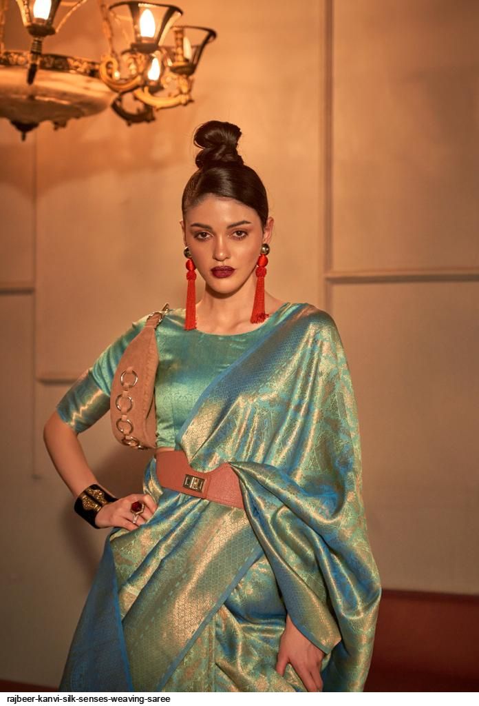 RAJBEER KANVI SILK SENSES WEAVING SAREE