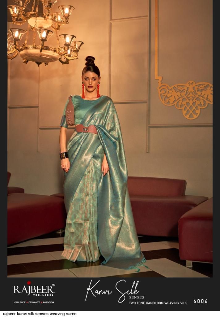 RAJBEER KANVI SILK SENSES WEAVING SAREE