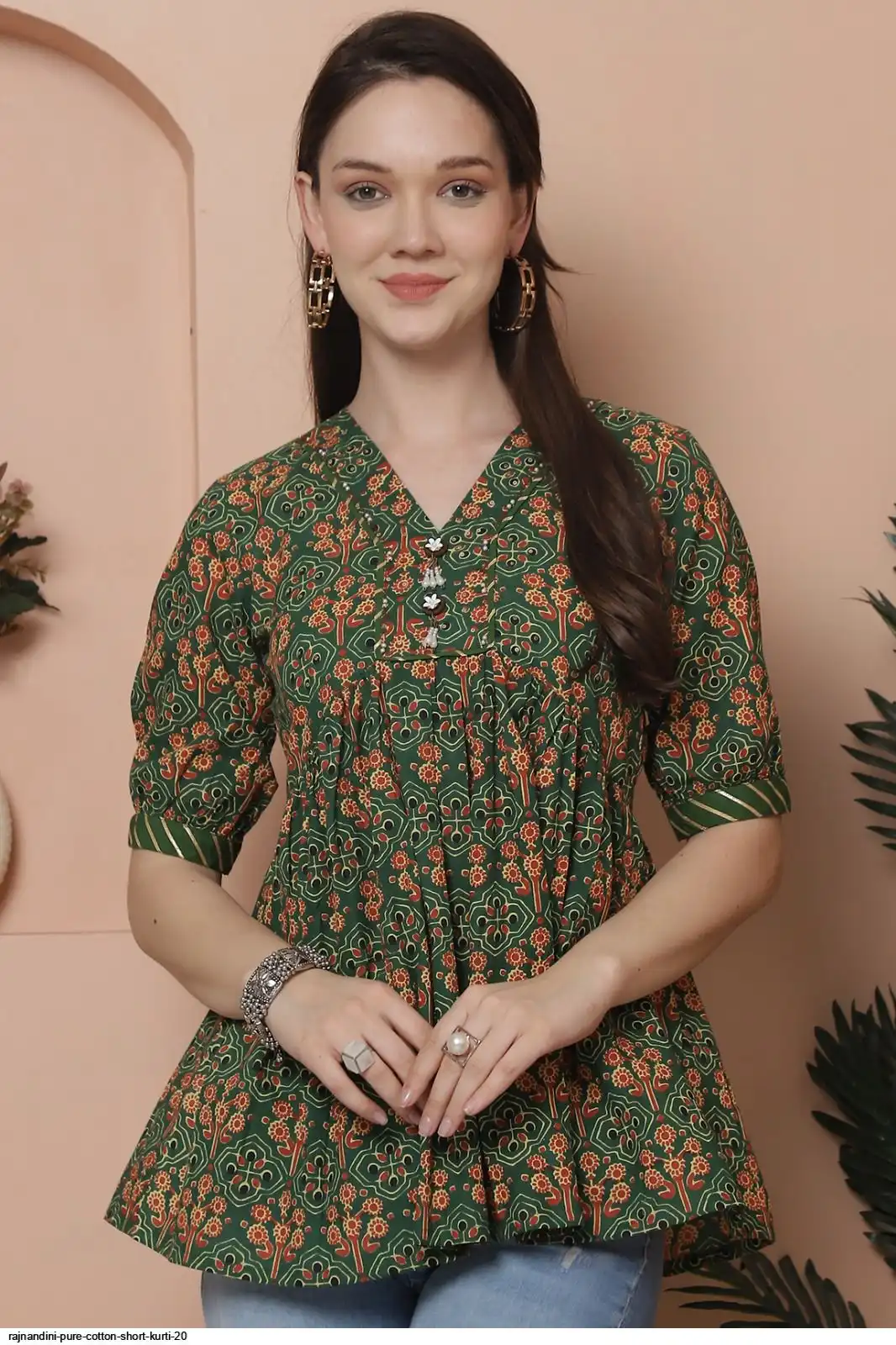 Rajnandini PURE COTTON SHORT KURTI 20