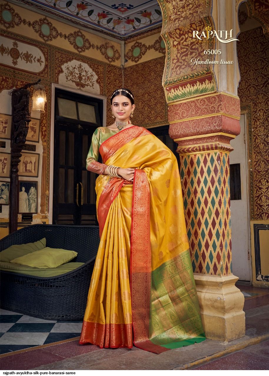 RAJPATH AVYUKTHA SILK PURE BANARASI SAREE