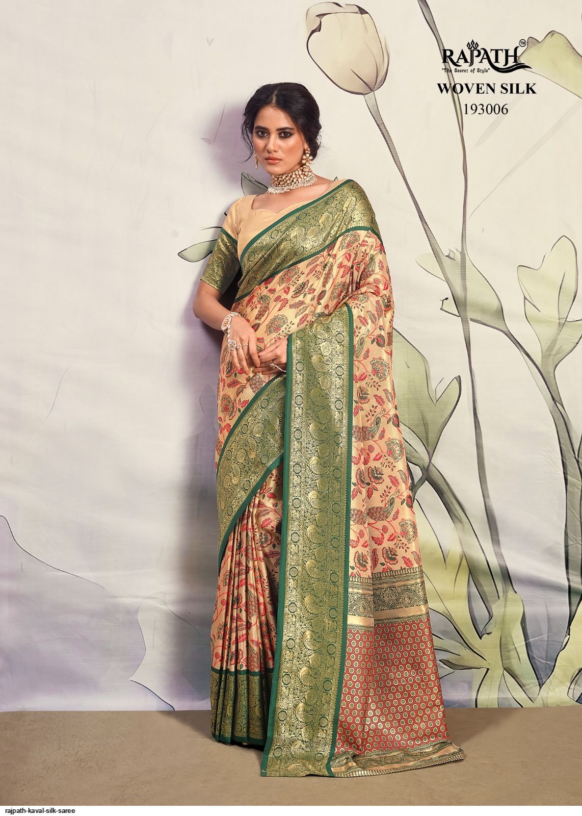 RajPath Kaval Silk saree