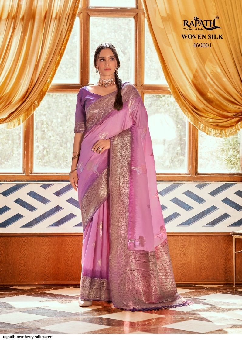Rajpath Roseberry Silk saree