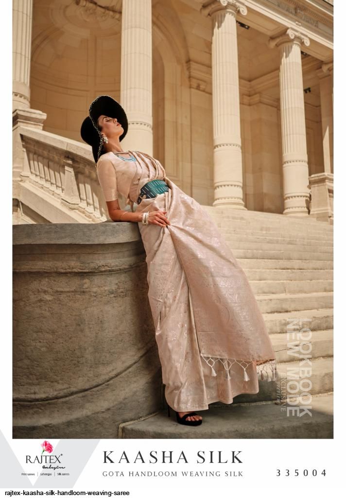 RAJTEX KAASHA SILK HANDLOOM WEAVING SAREE