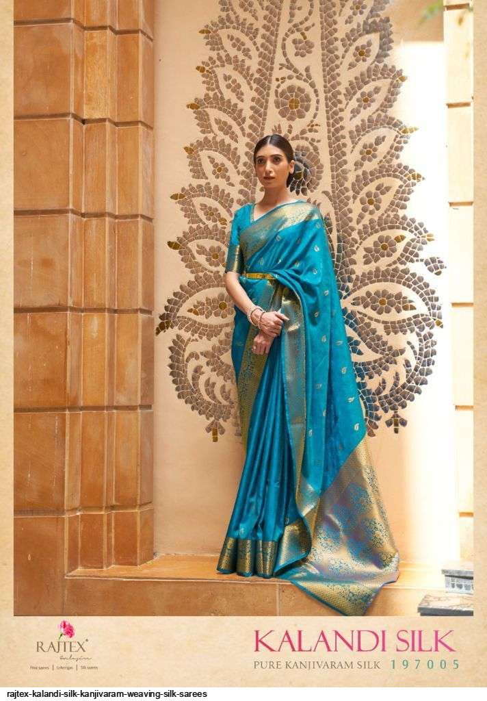 RAJTEX KALANDI SILK KANJIVARAM WEAVING SILK SAREES