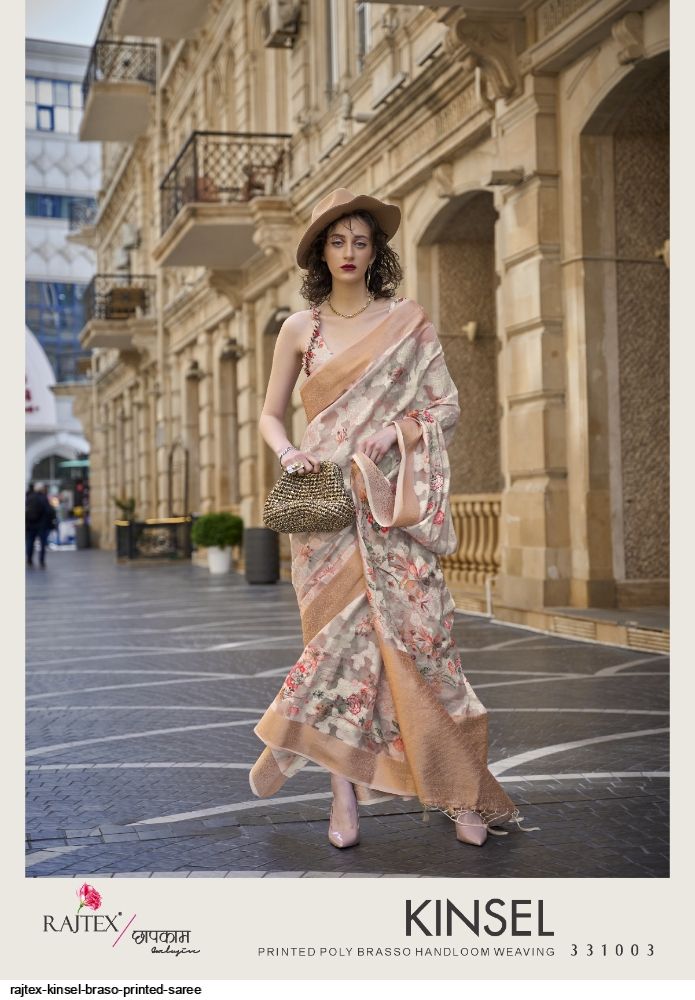 RAJTEX KINSEL BRASO PRINTED SAREE
