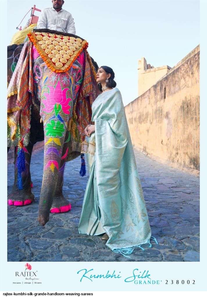 RAJTEX KUMBHI SILK GRANDE HANDLOOM WEAVING SAREES