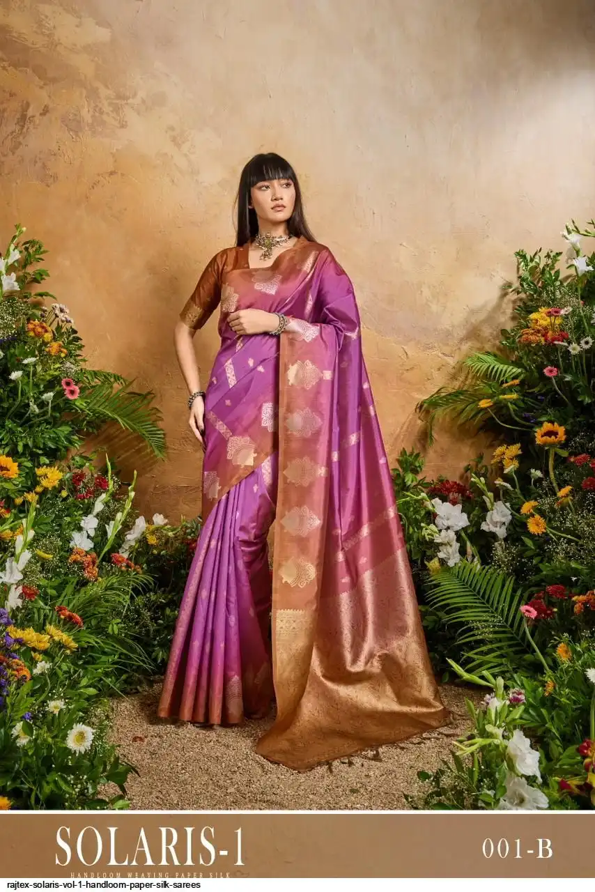 Rajtex Solaris Vol 1 Handloom Paper Silk Sarees