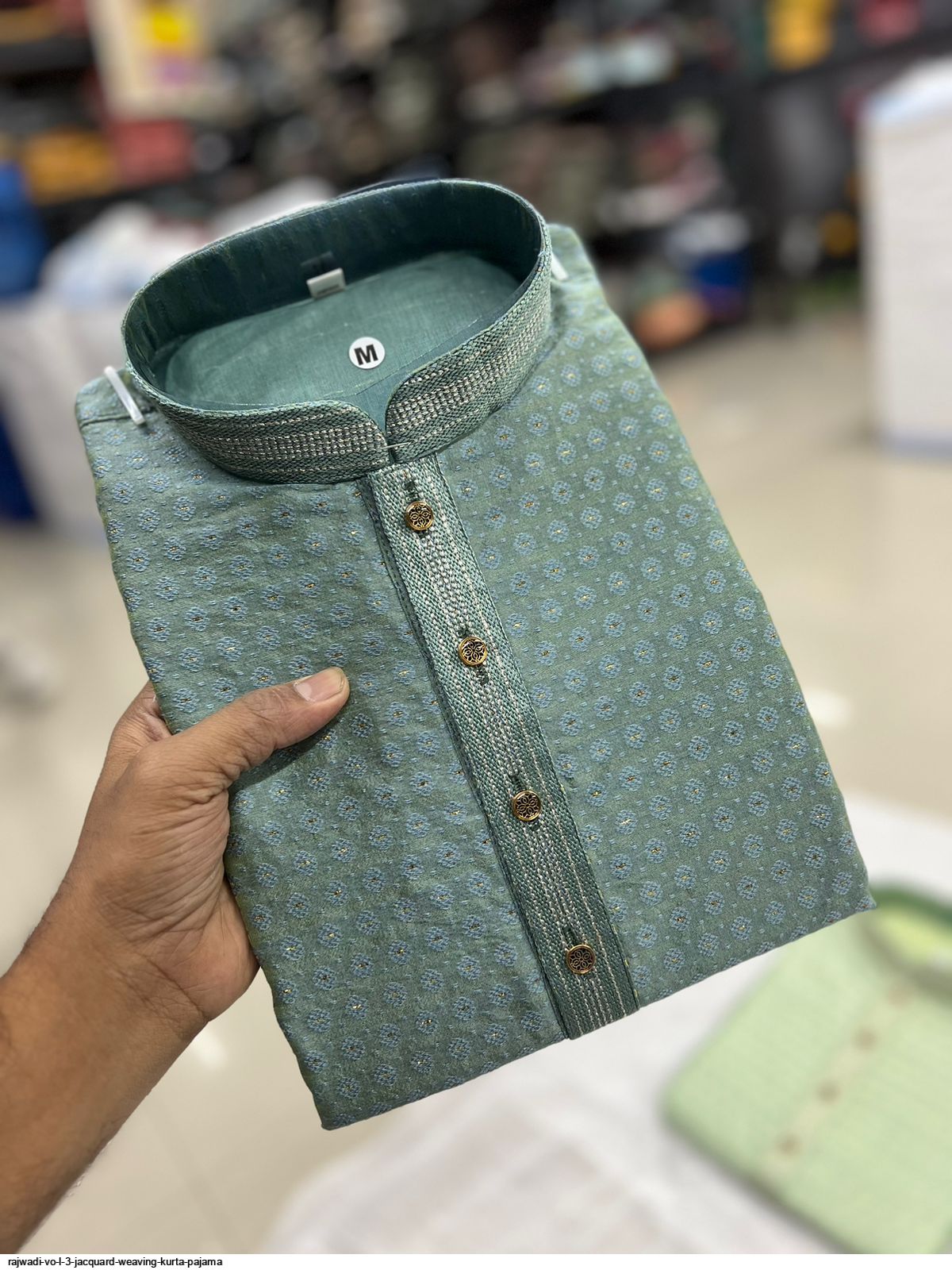RAJWADI VO L 3 JACQUARD WEAVING KURTA PAJAMA