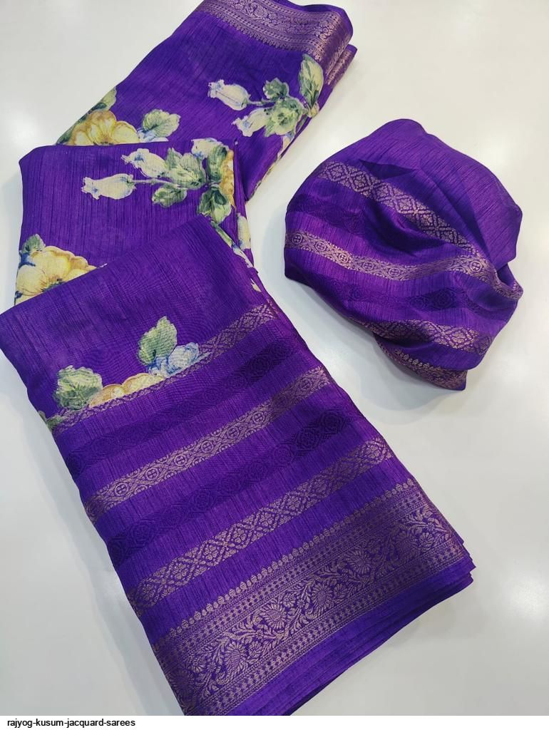 RajYog Kusum Jacquard SAREES