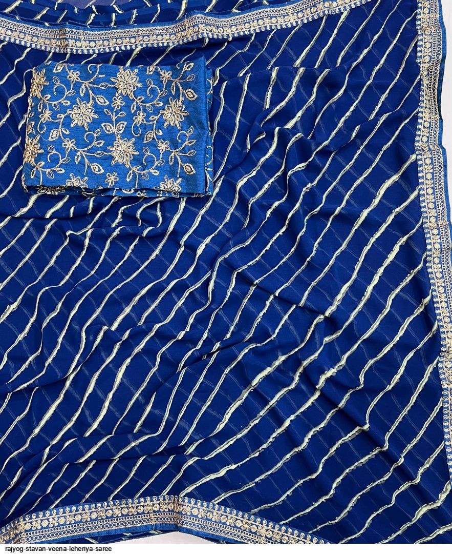 RajYog Stavan Veena Leheriya SAREE