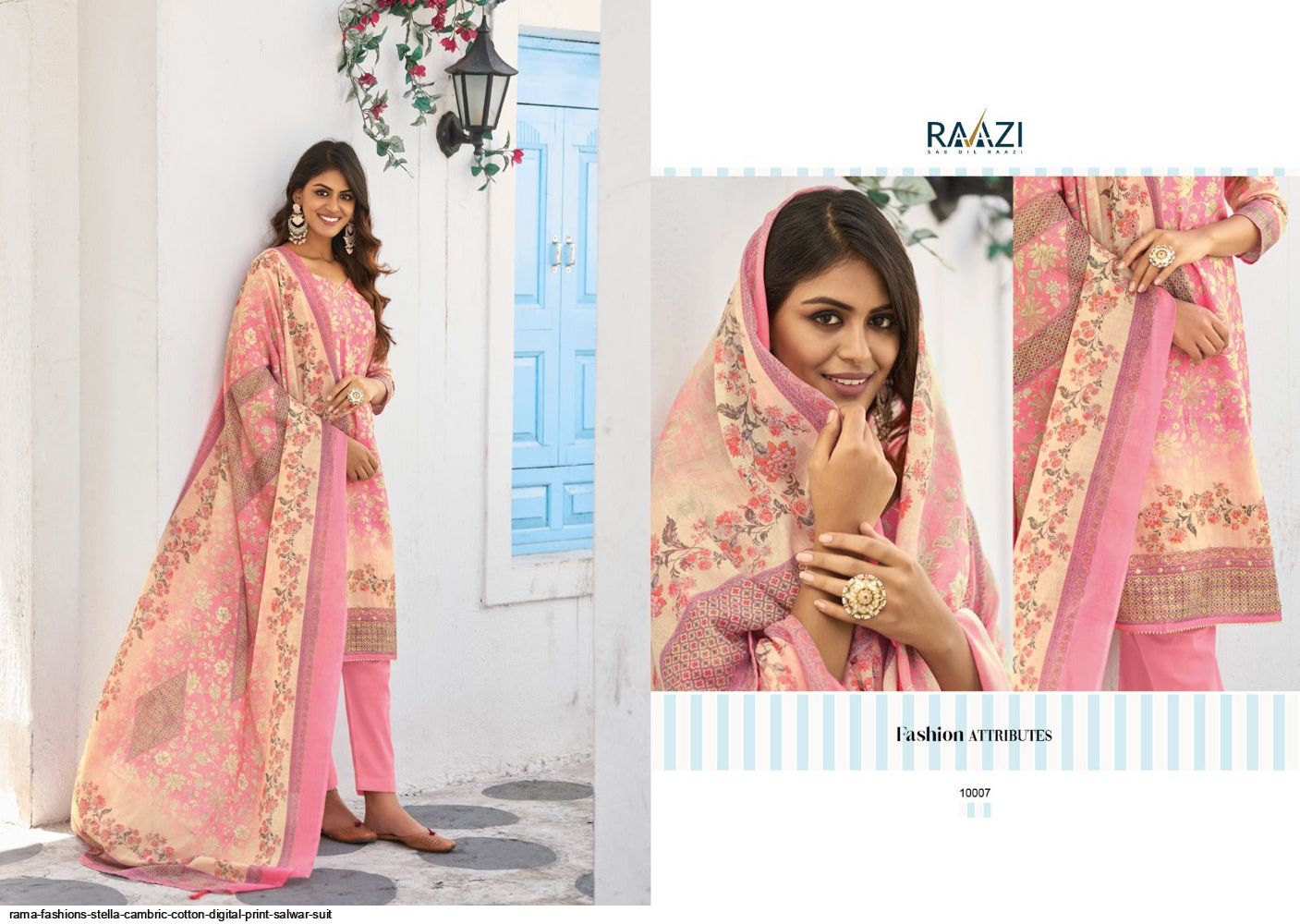 Rama Fashions Stella Cambric Cotton Digital Print SALWAR SUIT