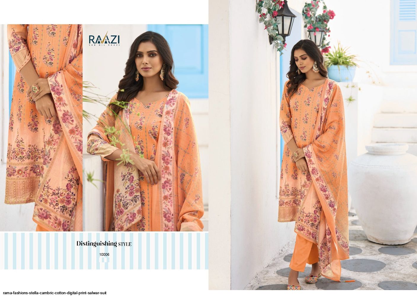 Rama Fashions Stella Cambric Cotton Digital Print SALWAR SUIT