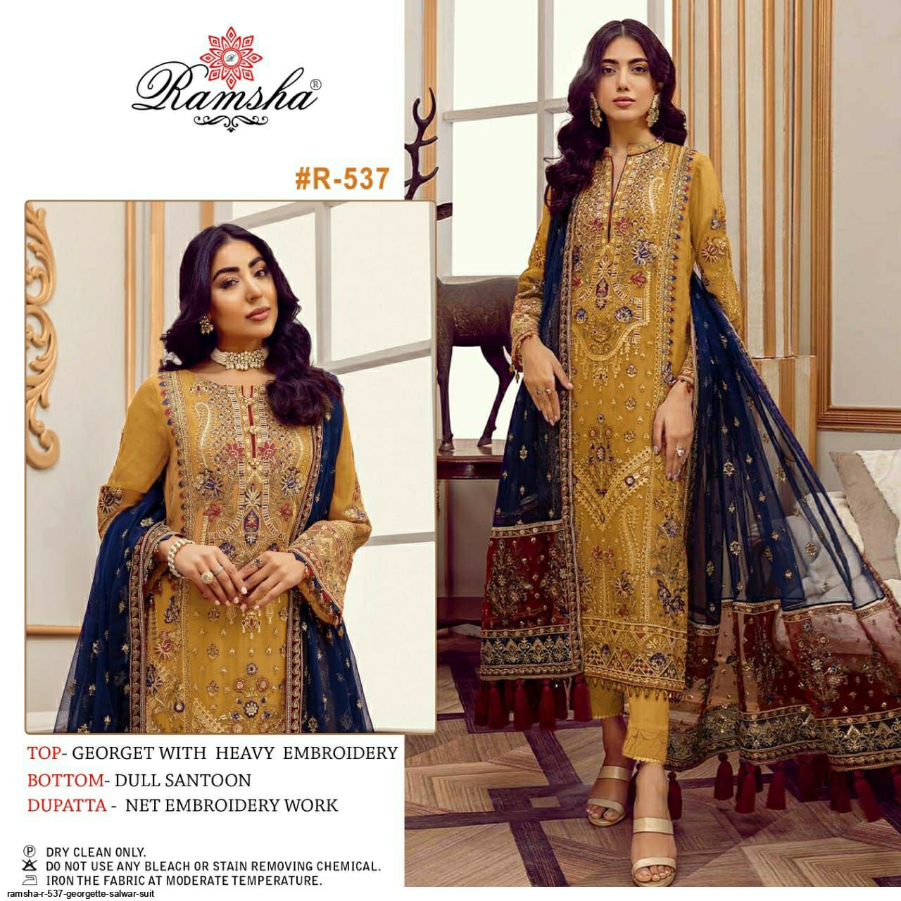 RAMSHA R 537 GEORGETTE salwar suit