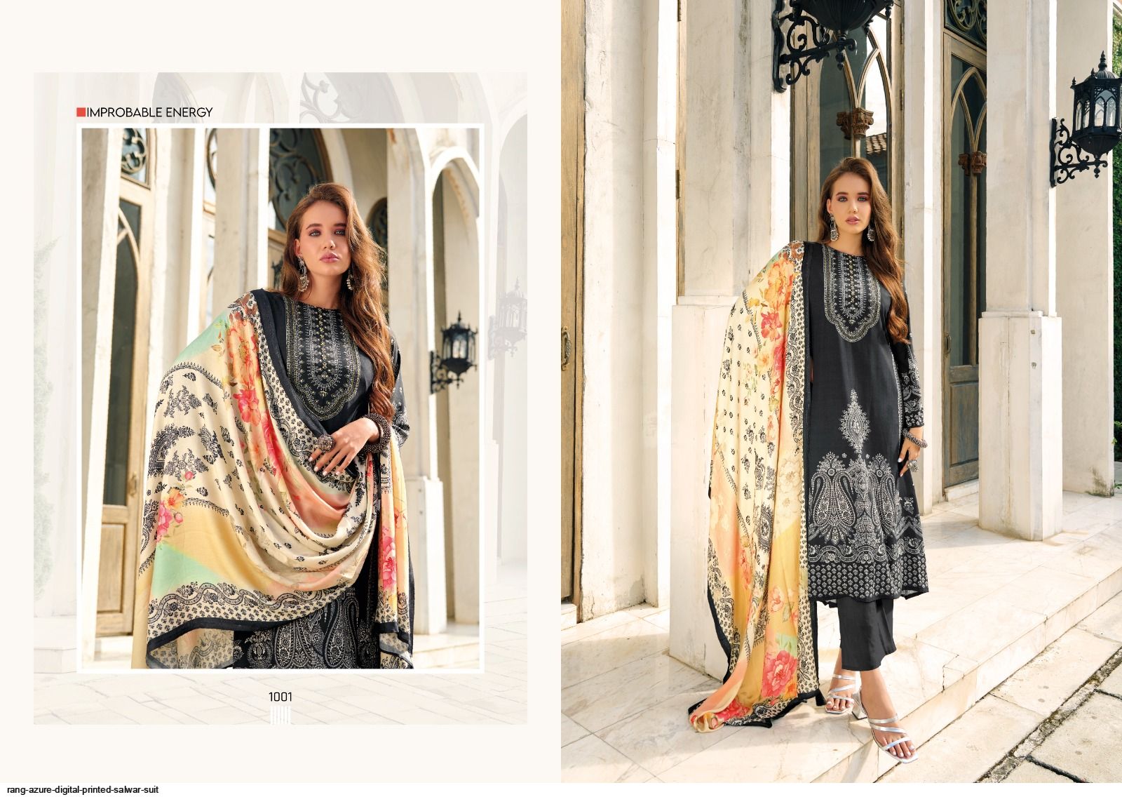 RANG AZURE Digital Printed salwar suit