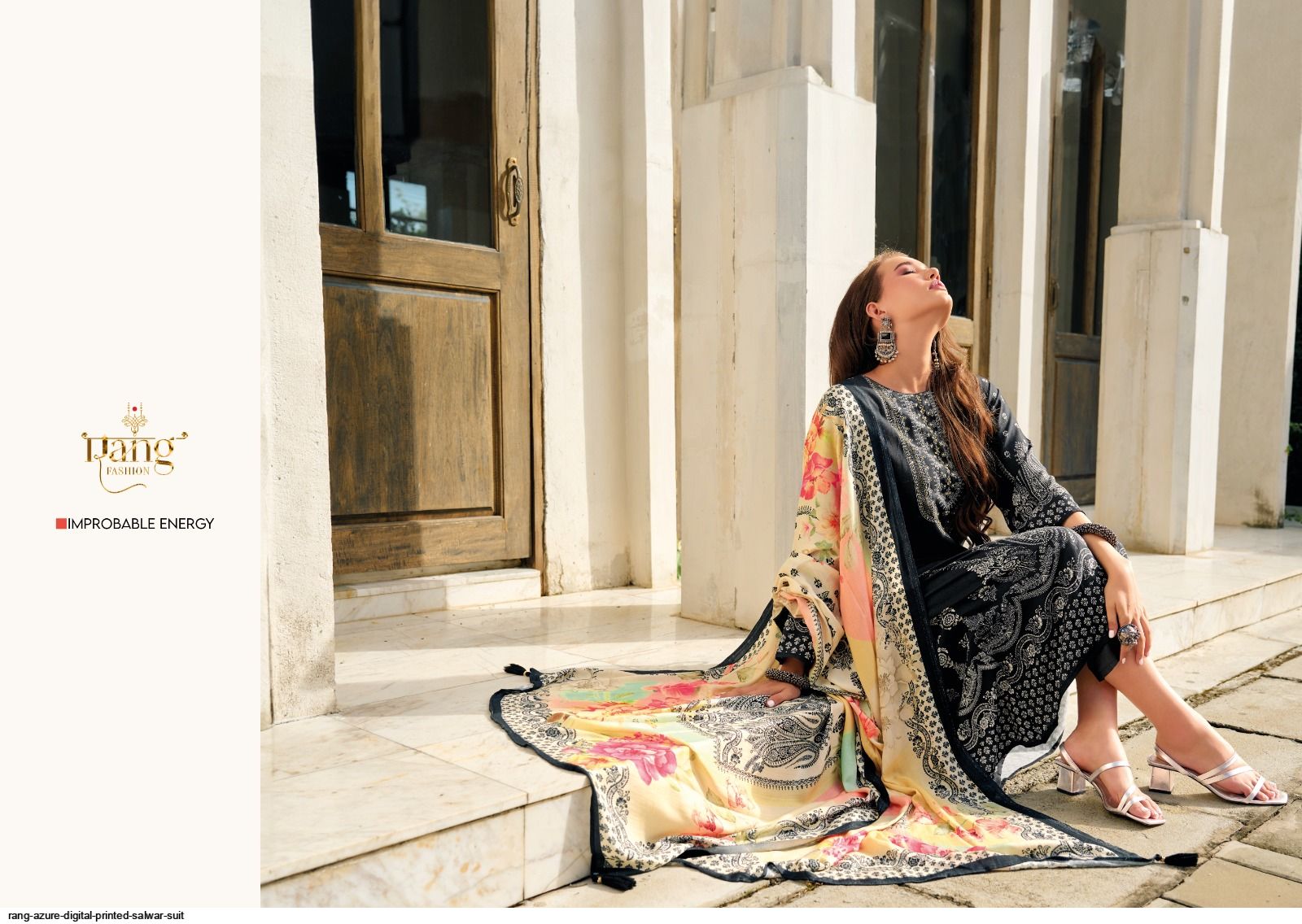 RANG AZURE Digital Printed salwar suit