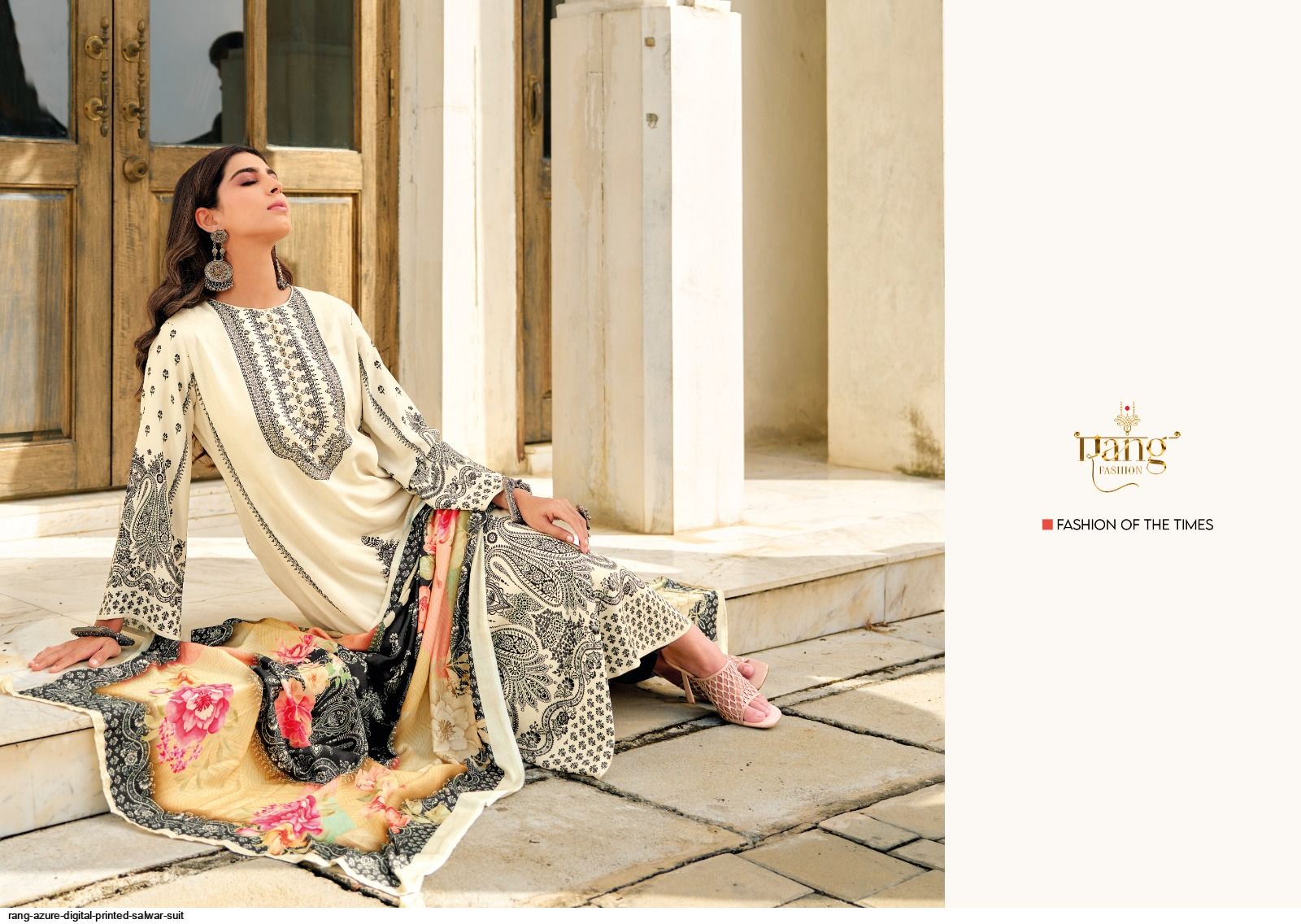 RANG AZURE Digital Printed salwar suit