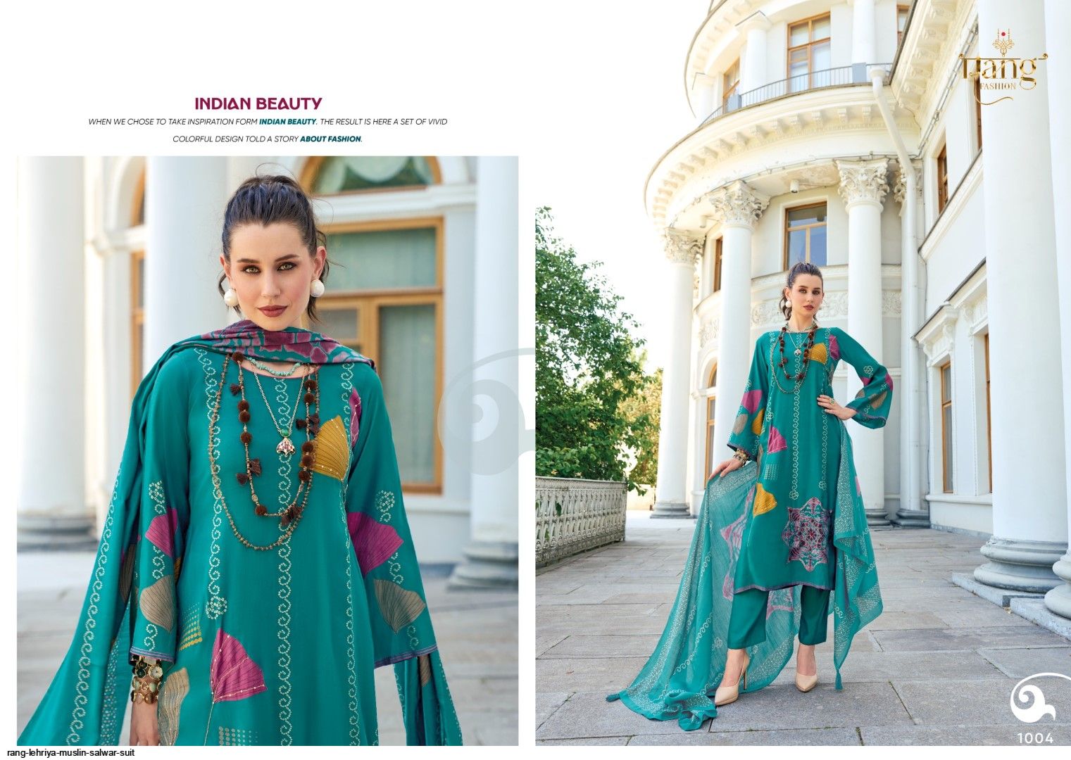 RANG LEHRIYA Muslin salwar suit