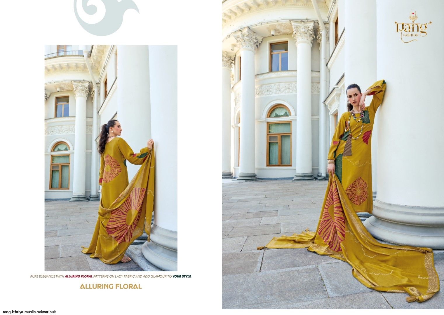 RANG LEHRIYA Muslin salwar suit