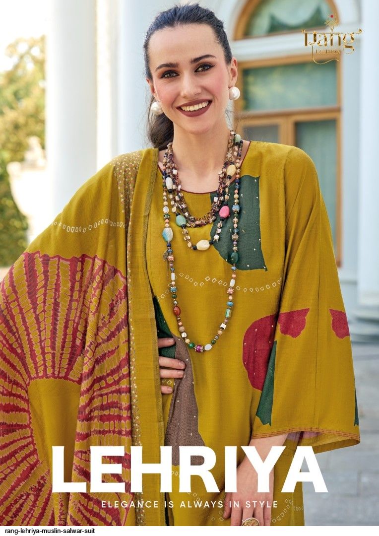 RANG LEHRIYA Muslin salwar suit