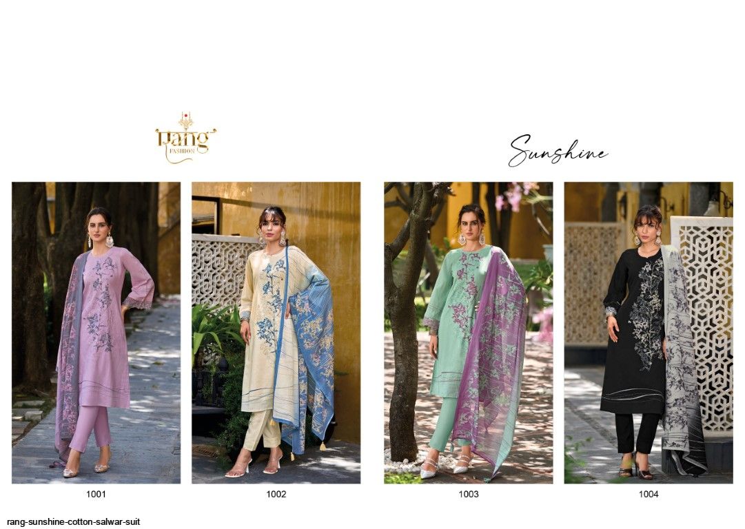Rang SUNSHINE Cotton SALWAR SUIT