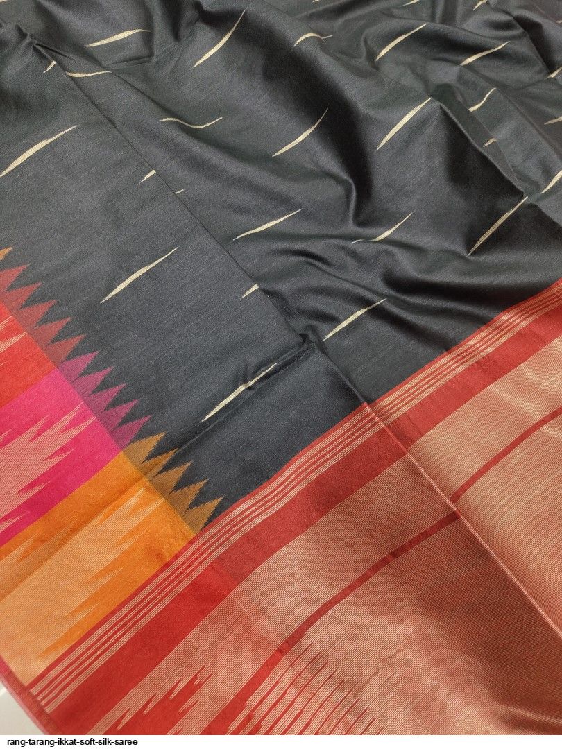 RANG TARANG IKKAT SOFT SILK SAREE