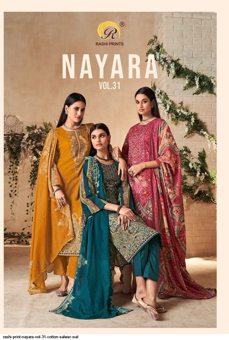RASHI PRINT NAYARA VOL 31 COTTON SALWAR SUIT