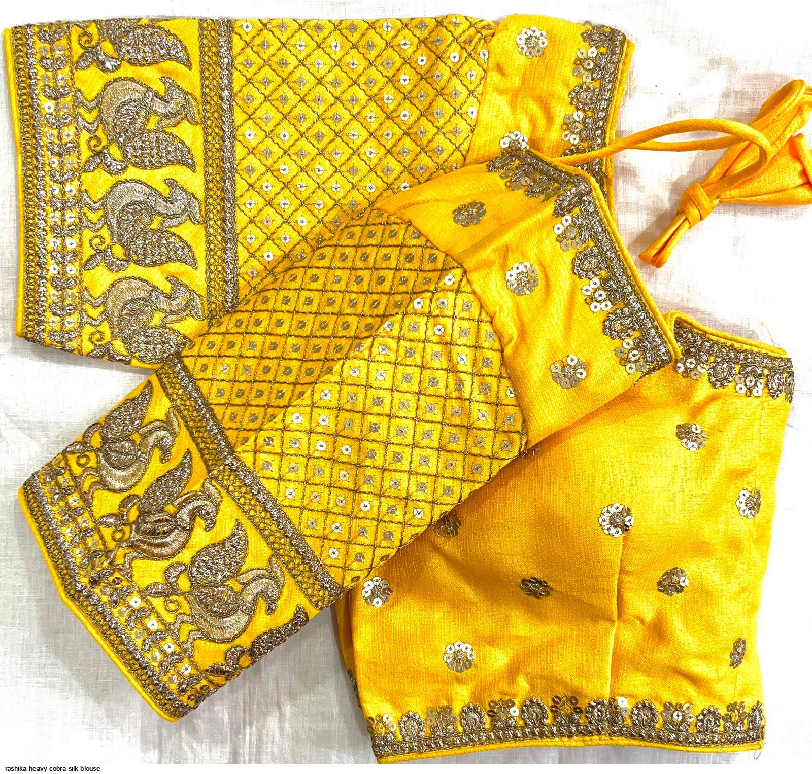 RASHIKA heavy cobra silk BLOUSE