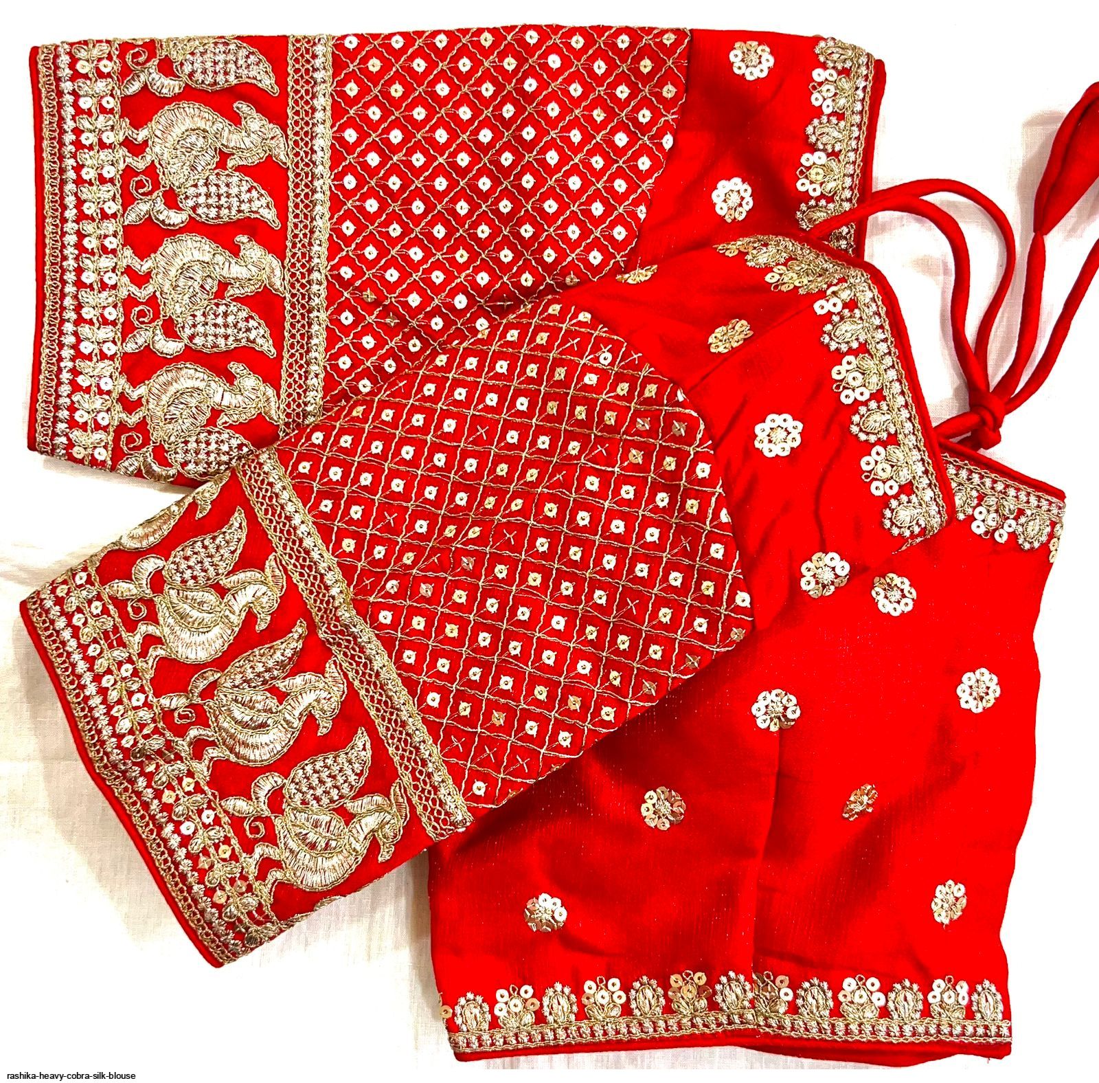 RASHIKA heavy cobra silk BLOUSE