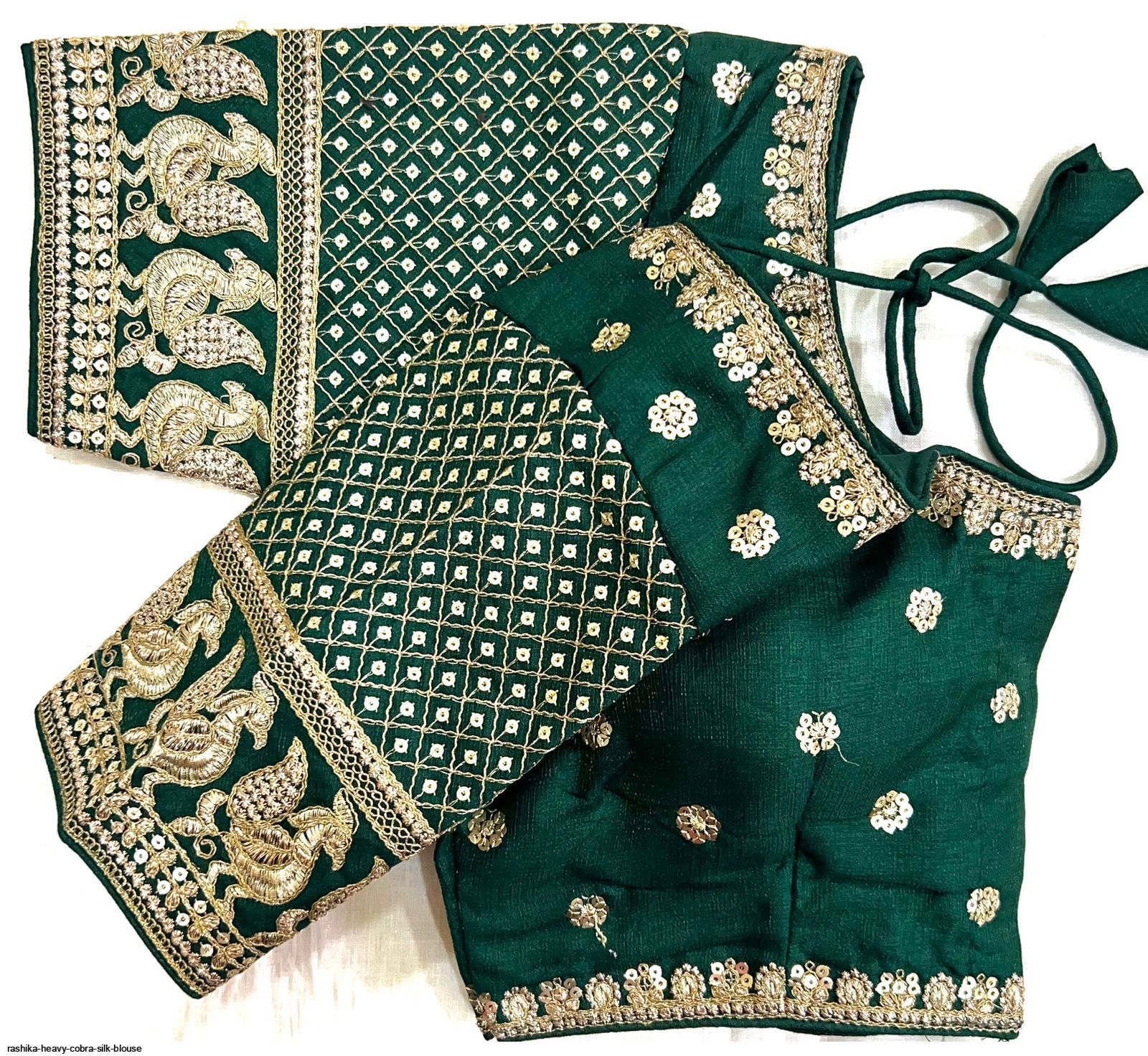 RASHIKA heavy cobra silk BLOUSE