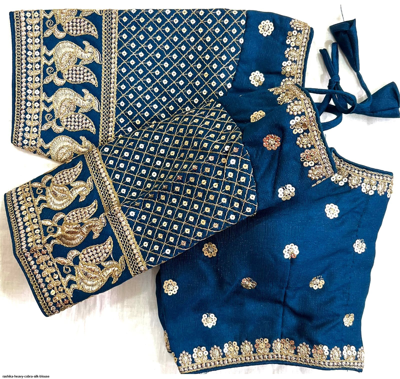RASHIKA heavy cobra silk BLOUSE