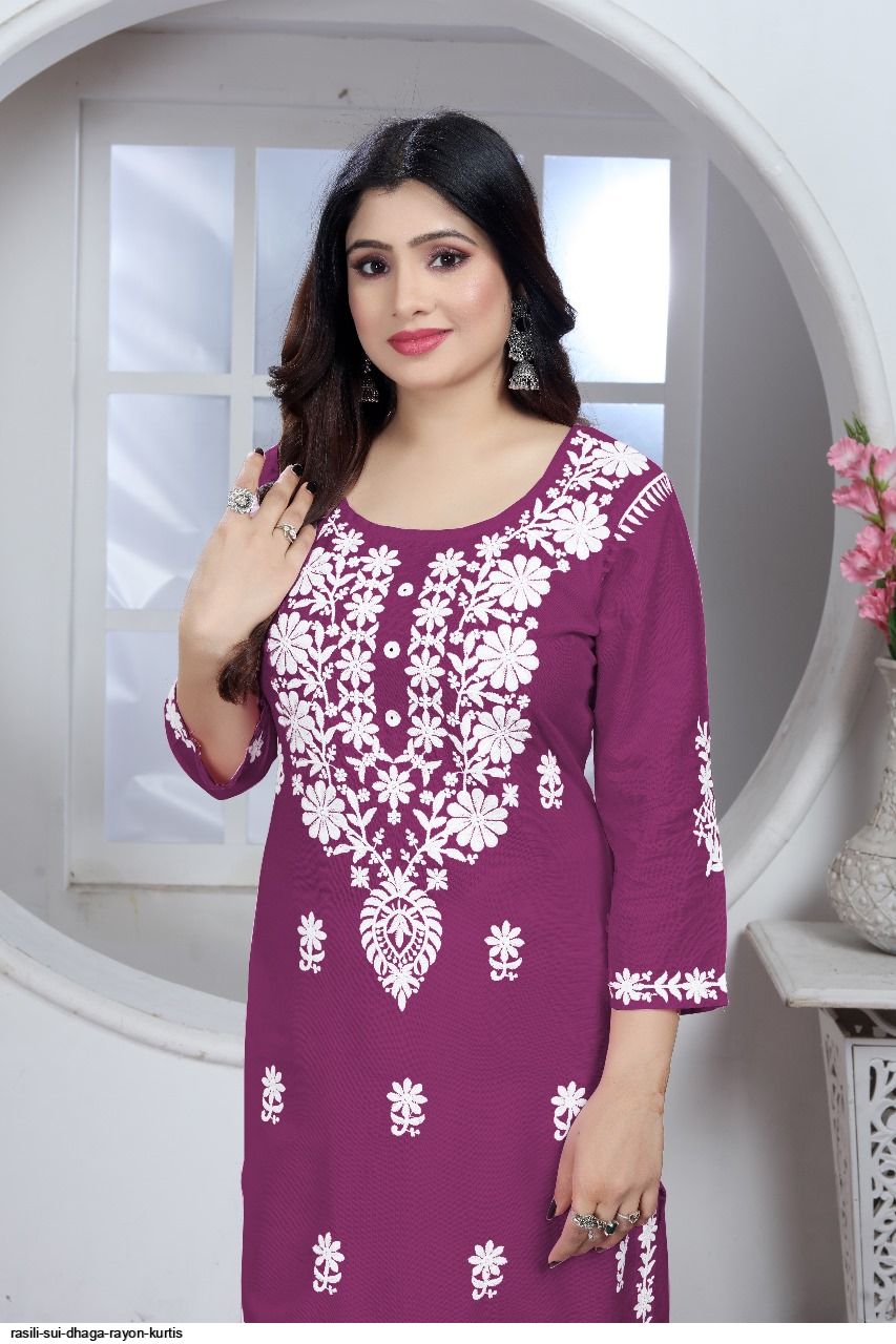 Rasili Sui Dhaga rayon kurtis