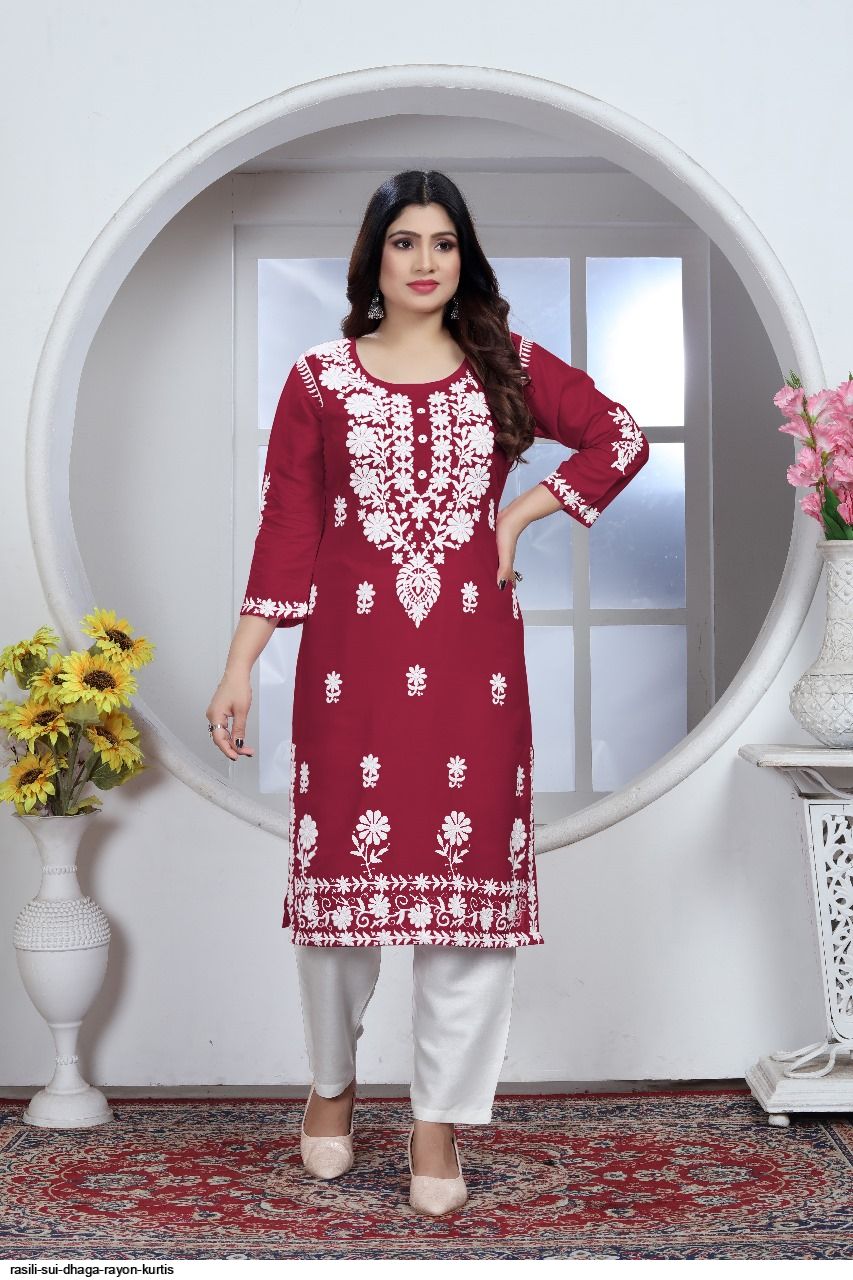 Rasili Sui Dhaga rayon kurtis