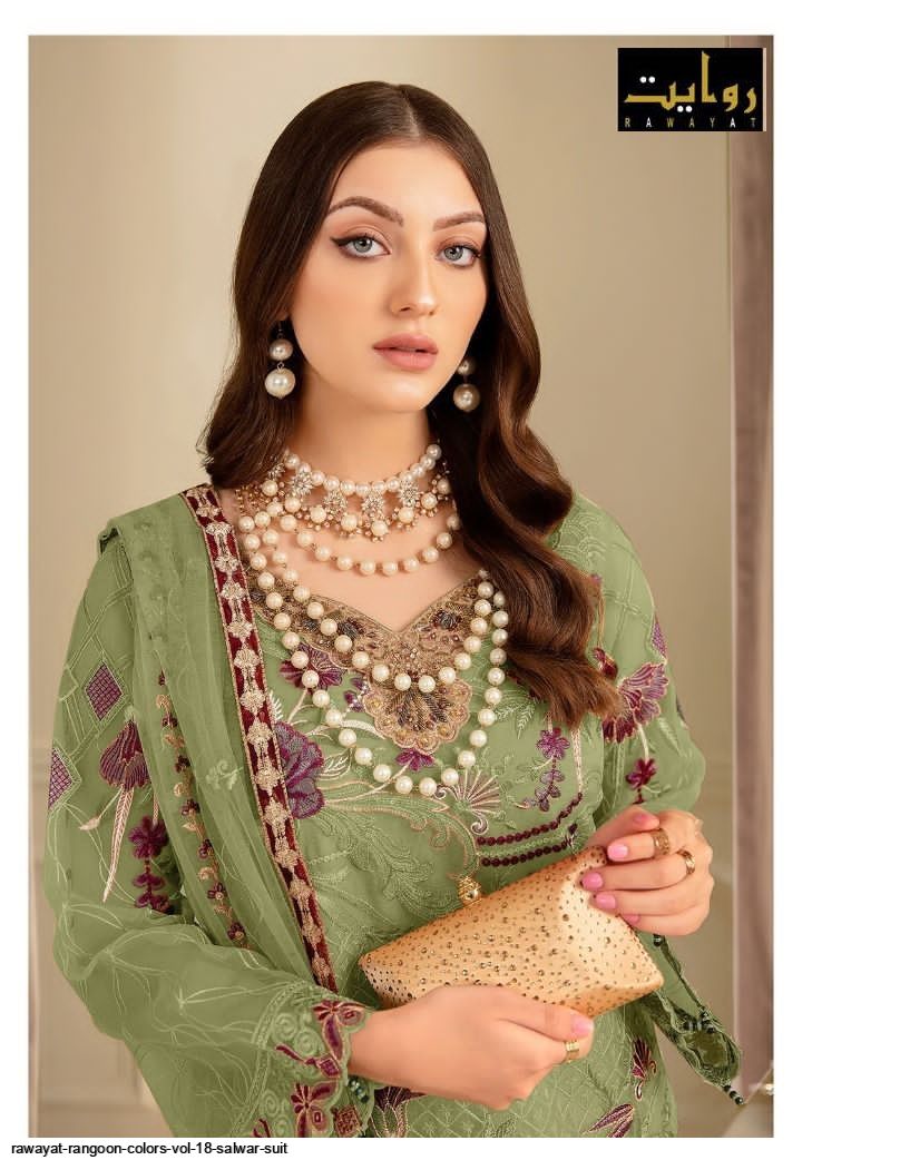RAWAYAT Rangoon colors vol 18 SALWAR SUIT