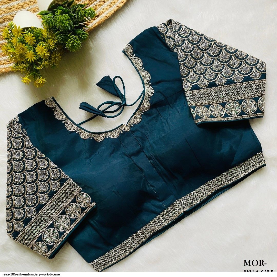 REVA 305 SILK EMBROIDERY WORK BLOUSE A