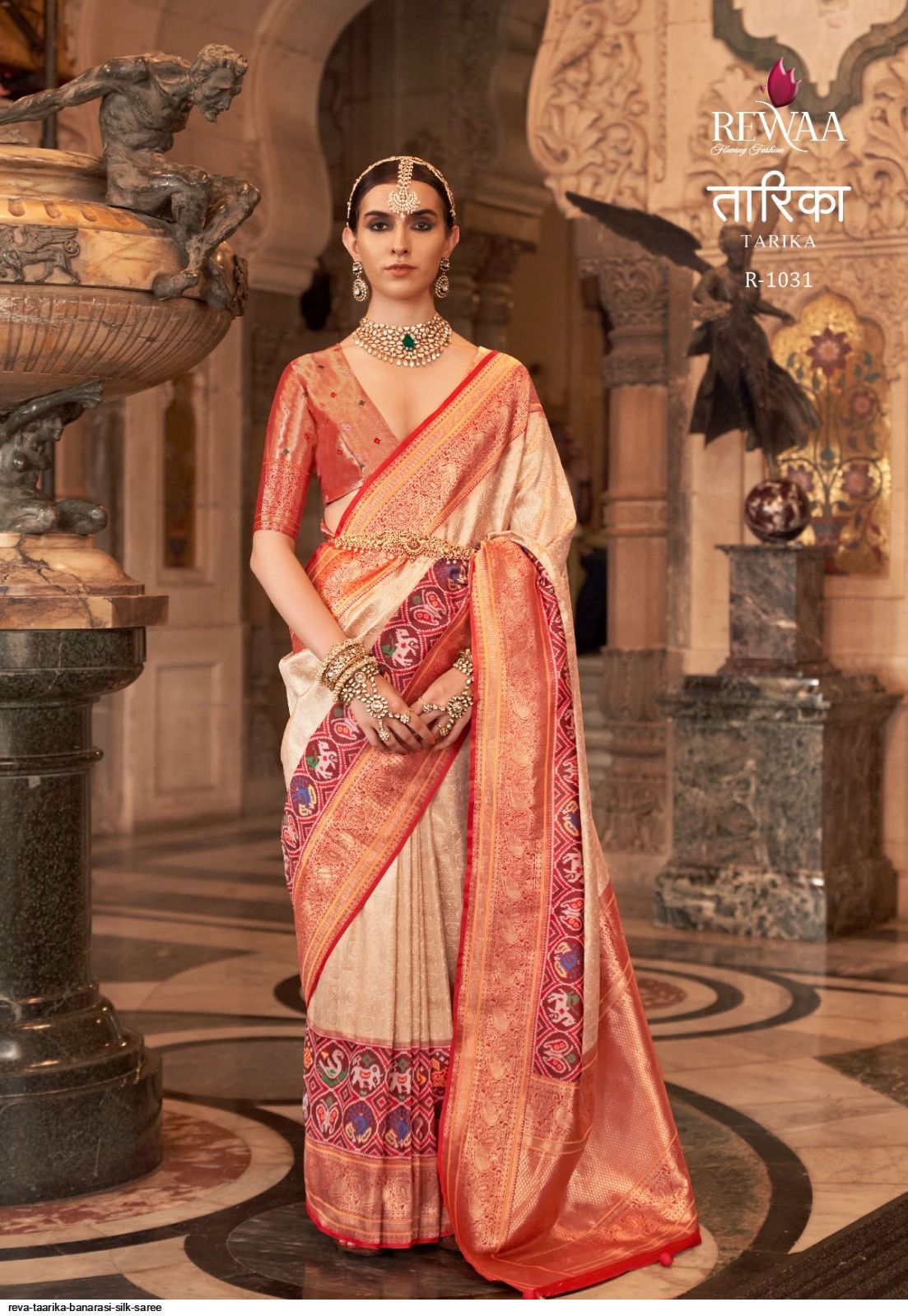 REVA TAARIKA BANARASI SILK SAREE