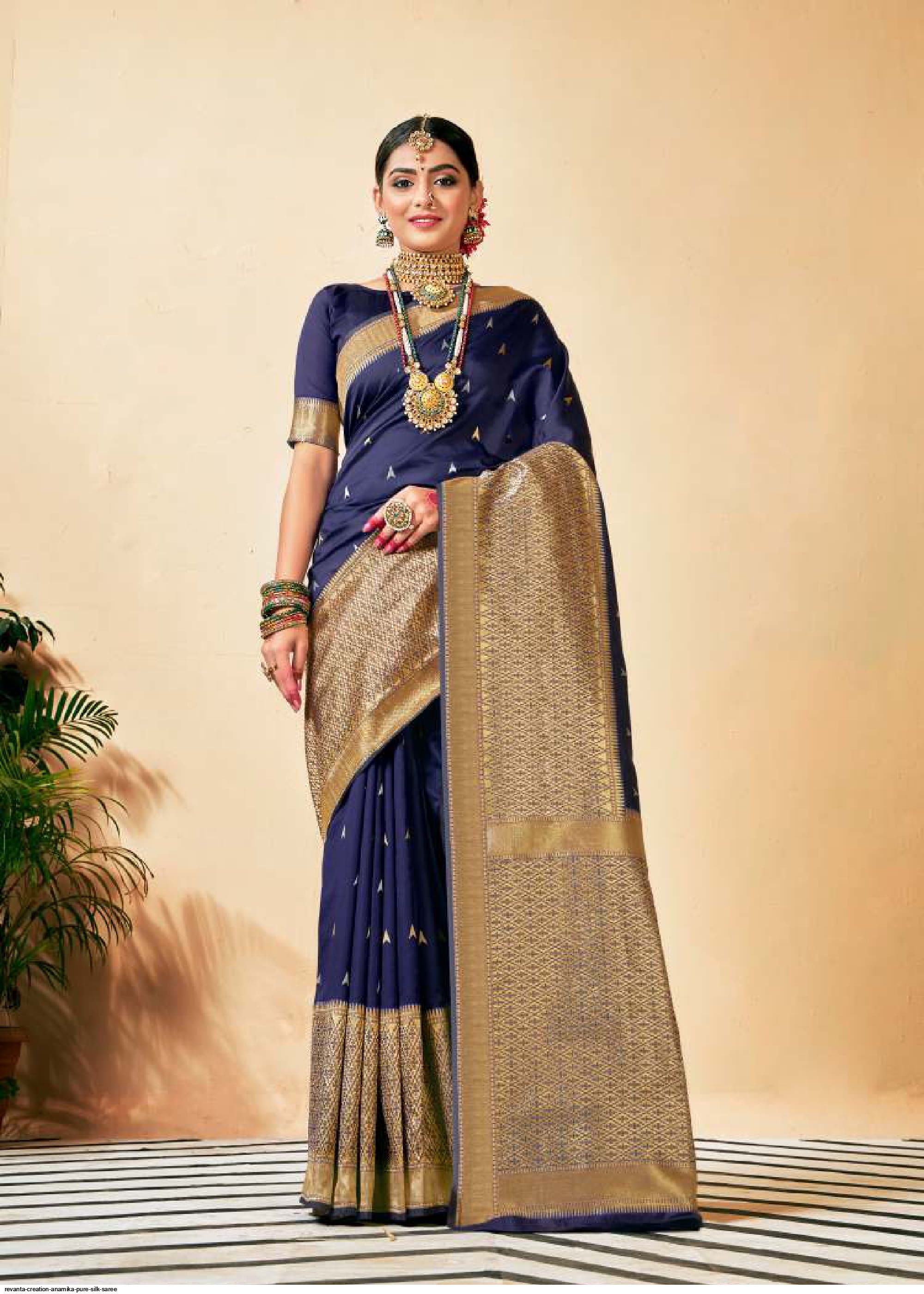 revanta creation ANAMIKA Pure Silk saree