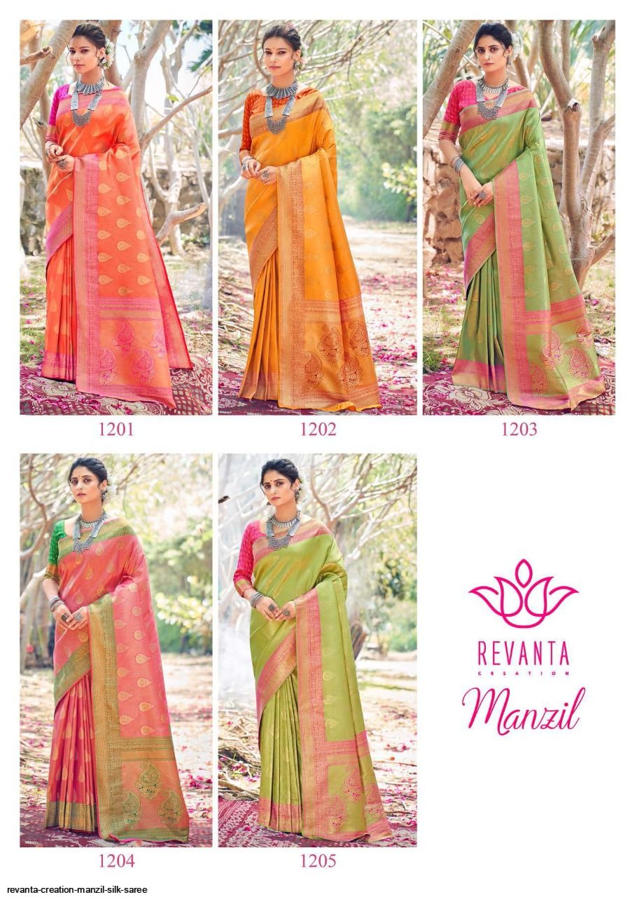 revanta creation manzil Silk saree