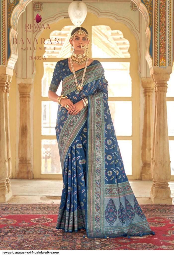 REWAA BANARASI VOL 1 PATOLA SILK SAREE