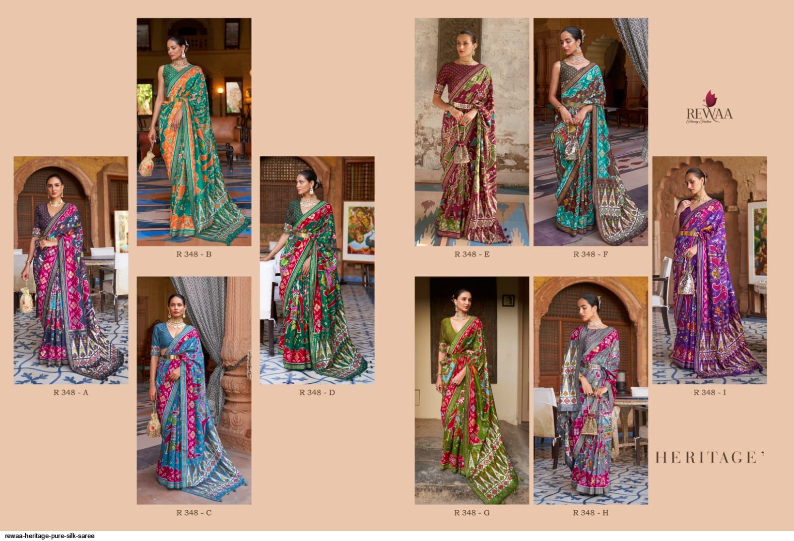 REWAA Heritage Pure Silk SAREE