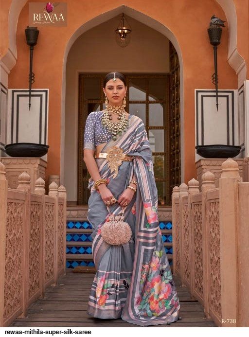 Rewaa Mithila Super Silk saree