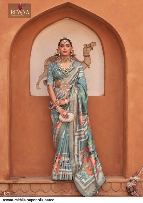 Rewaa Mithila Super Silk saree