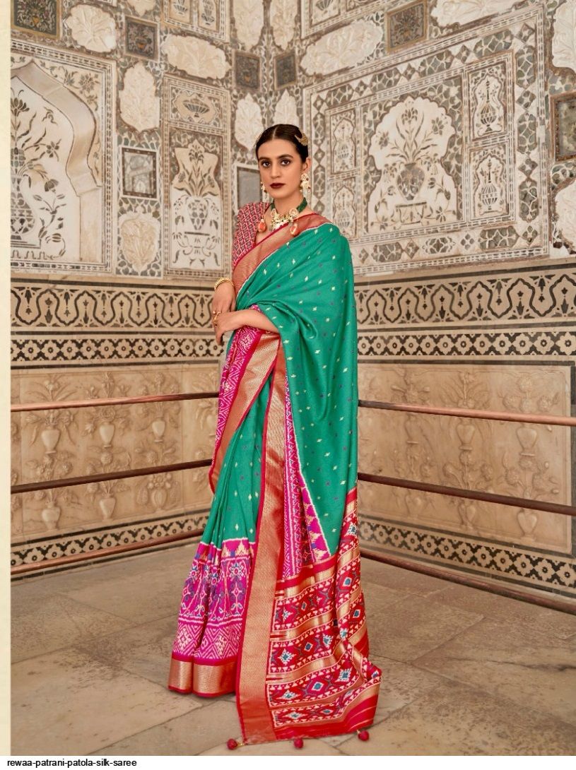 REWAA PATRANI PATOLA SILK SAREE