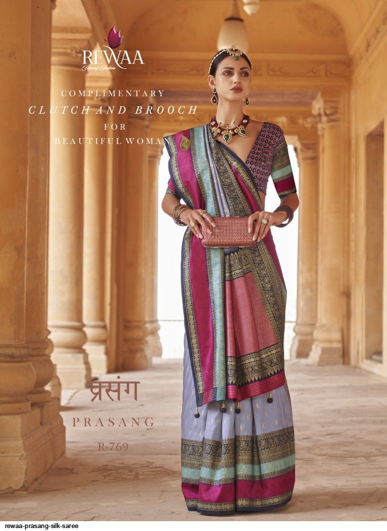 REWAA PRASANG SILK SAREE