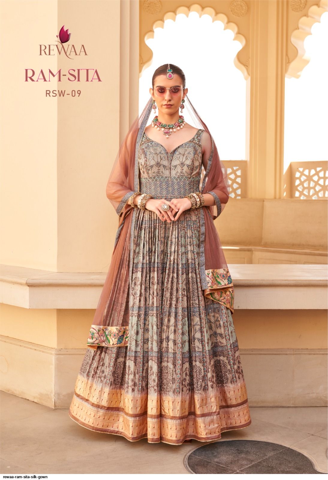 rewaa-ram-sita-silk-gown-RSW-09